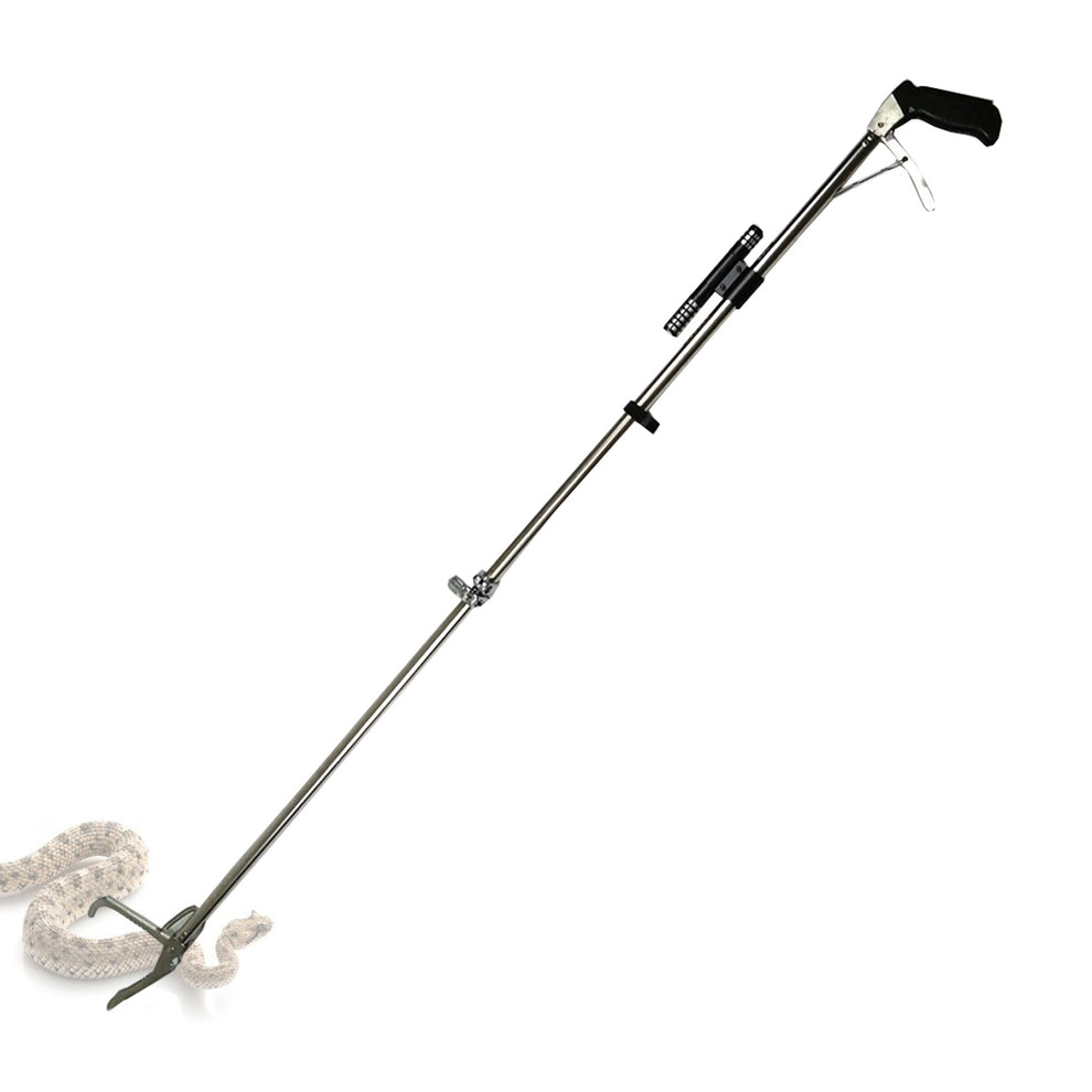 Snake Catcher Reptile Grabber Tongs Wide Jaw Handling Stick Tool Alloy ...